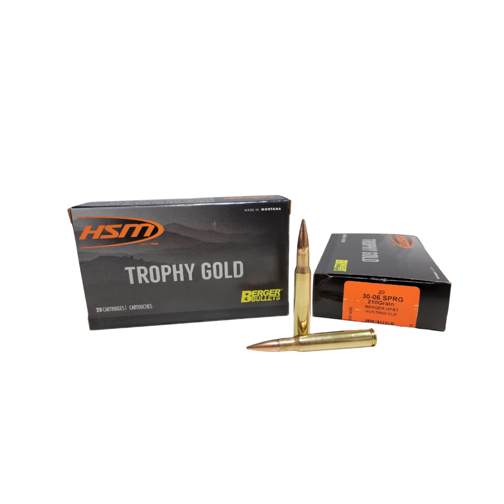 HSM .30-06 Berger HPBT 210 Grain Hunting VLD - 20 Rounds (Box) [NO TAX ...