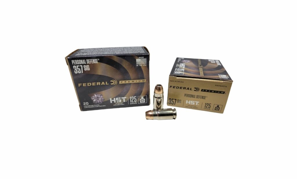 Federal Premium .357 SIG Jacketed HP - 125 grain - 20 Ct. Box