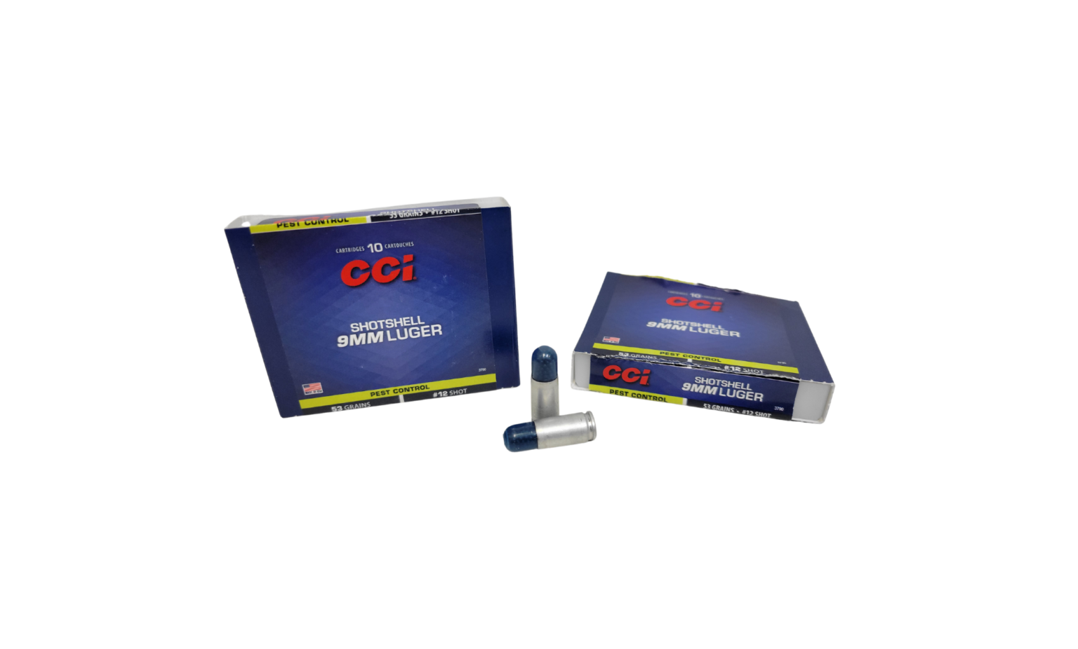 CCI Pest Control 9mm - 12-shot - 53 grain - 10 Ct. Box