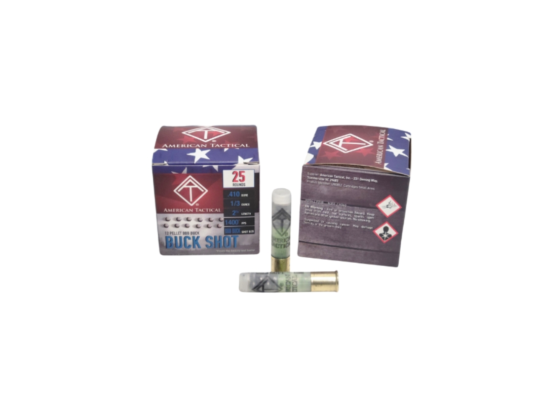 American Tactical .410 Bore BBB Buck 2.5 inch Shotgun Shells