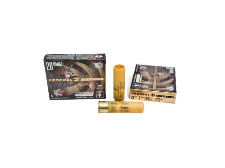 Federal Premium 20 Ga. Trophy Copper Sabot Slugs - KIR Ammo