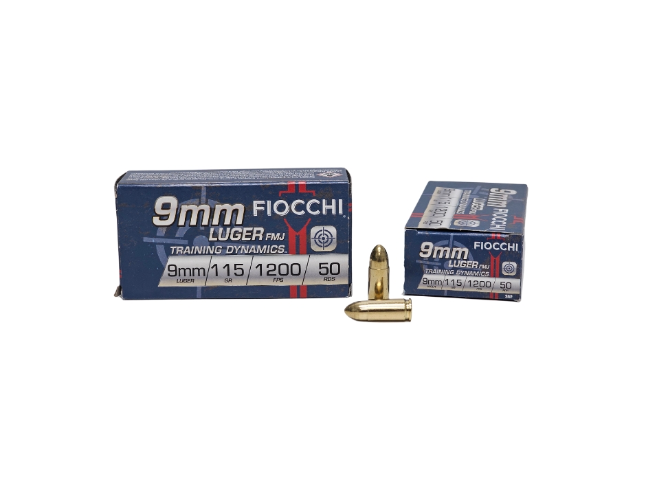 Fiocchi 9mm Luger - Full Metal Jacket - 1,000 Ct. Case