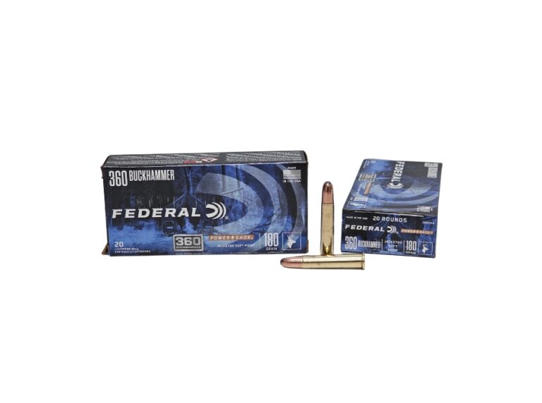 Federal Power-Shok .360 Buckhammer Ammo - 180 gr - 20 Ct