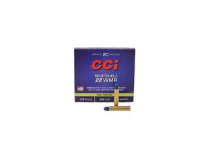 CCI .22 Magnum Shotshells - 52 Grain - #12 Shot - 20 Rounds