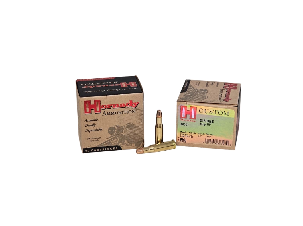 Hornady Custom .218 Bee - Hollow Point - 25 Rounds (Box)