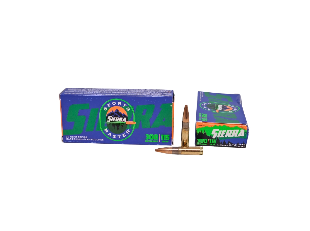 Sierra .300 Blackout 115 Grain SMK Hollow Point - 20 Rounds