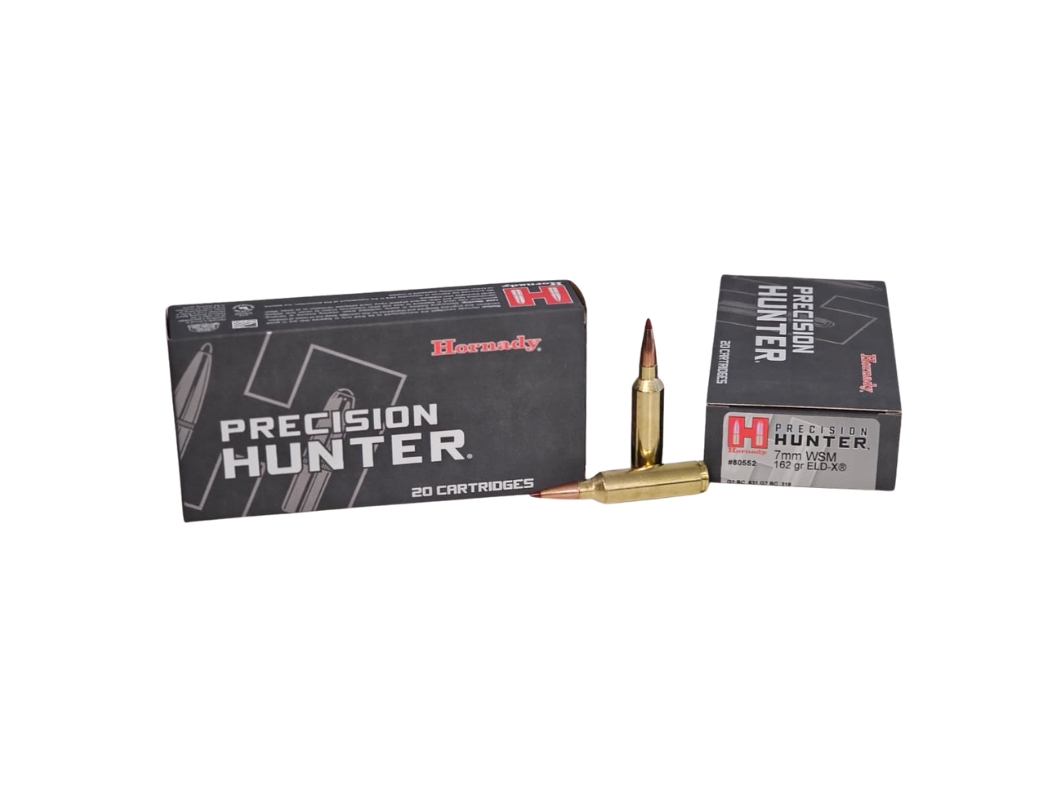 Hornady Precision Hunter 7mm WSM (Win Short Mag) 162 Grain ELD-X - 20 ...
